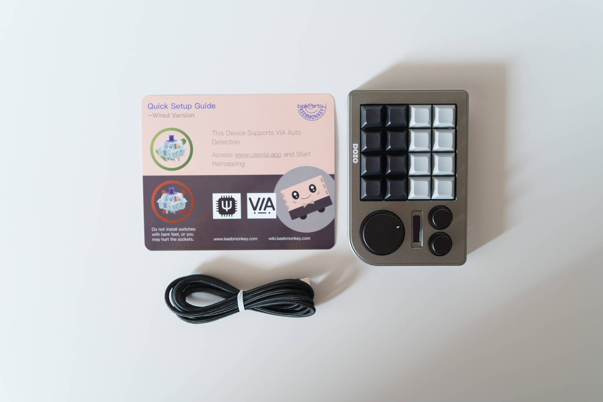 DOIO KB16 レビュー：1万円で買えるガスケットマウント搭載、ホットスワップ対応の多機能マクロパッド | Xrosshair