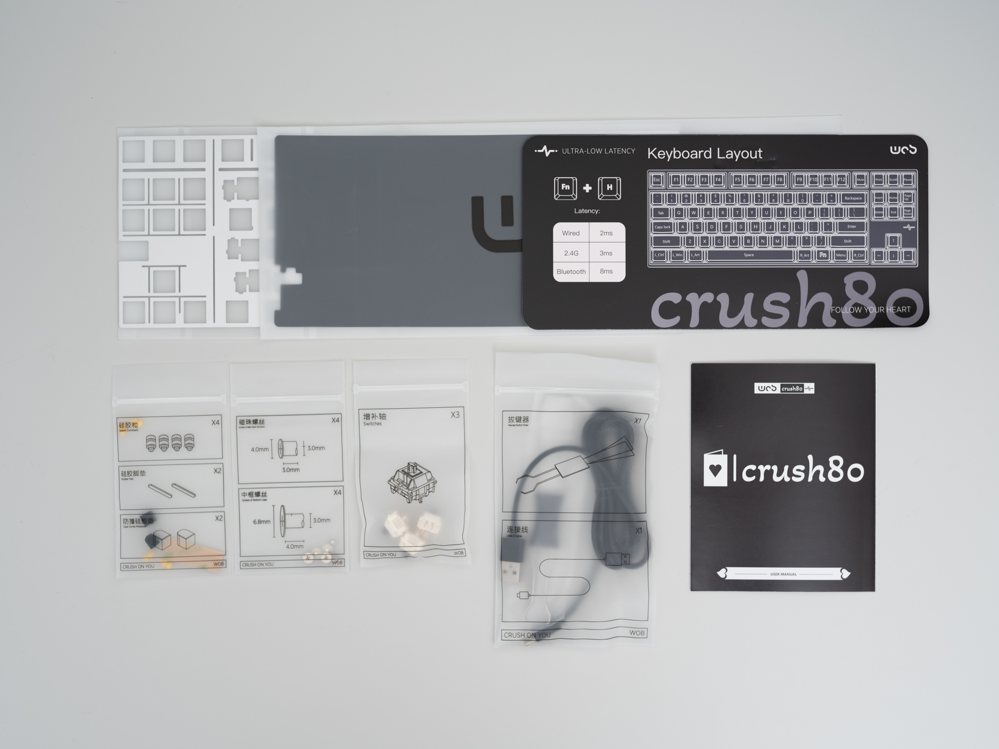 WOBKEY Crush80 Reboot レビュー：Rainy75の流れを汲む上質な打鍵感と洗練されたデザインを実現した最新モデル―2月28 ...