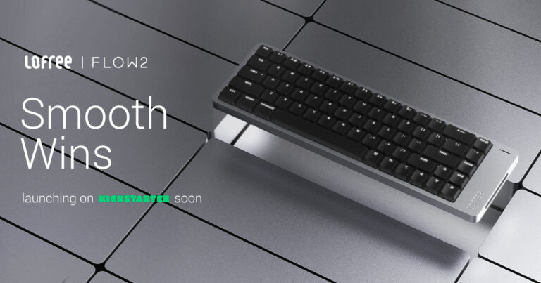 Lofree、薄型ロープロファイルキーボード「Flow 2」を発表――新設計スイッチ3種と68/84/100キーの3サイズ、シルバー＆スペースグレーで登場 | Xrosshair
